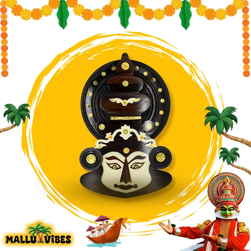 Kathakali Face Mallu Vibes Authentic Kerala Arts and Crafts